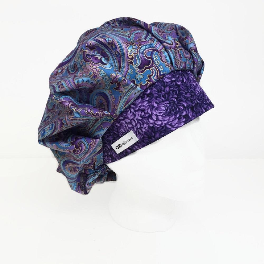 OR Hats Bouffant Scrub Hat Purple Passion