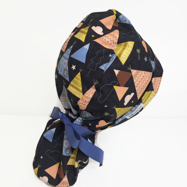OR Hats Ponytail Scrub Hat Tee Pee
